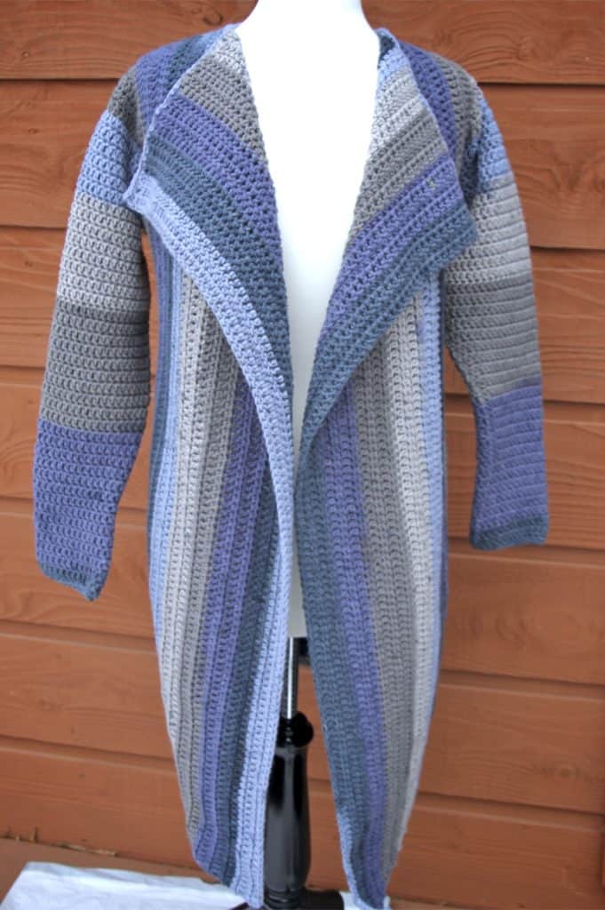 Cozy Fireside Cardigan Crochet Pattern | Nana's Crafty Home