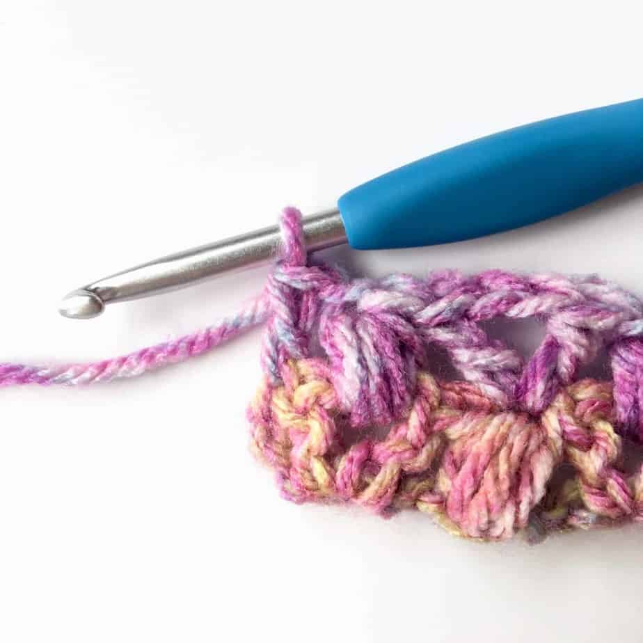 Easy Lace Clusters Crochet Stitch Tutorial - Nana's Crafty Home