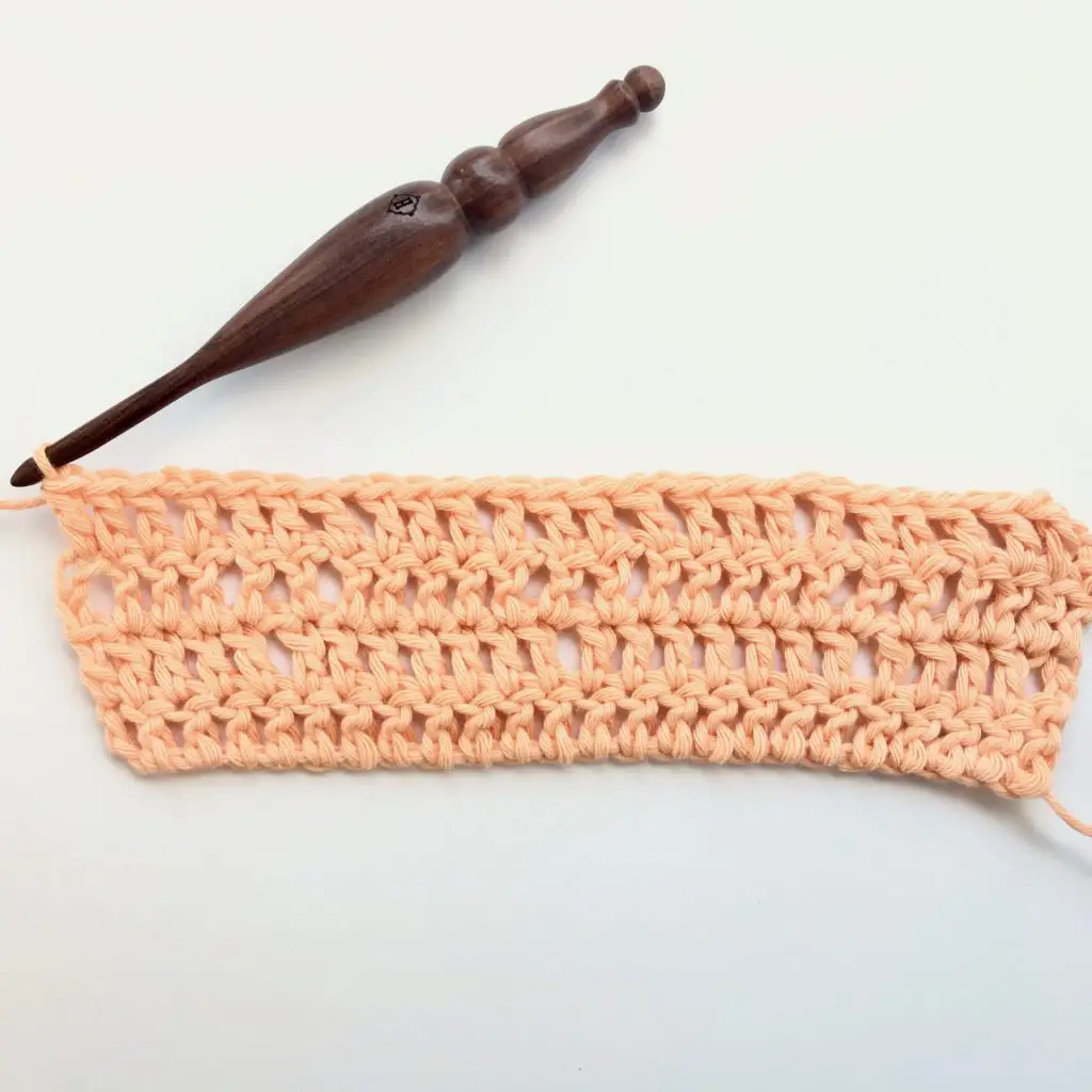 Extreme Drop Leaf Crochet Stitch Photo and Video Tutorial