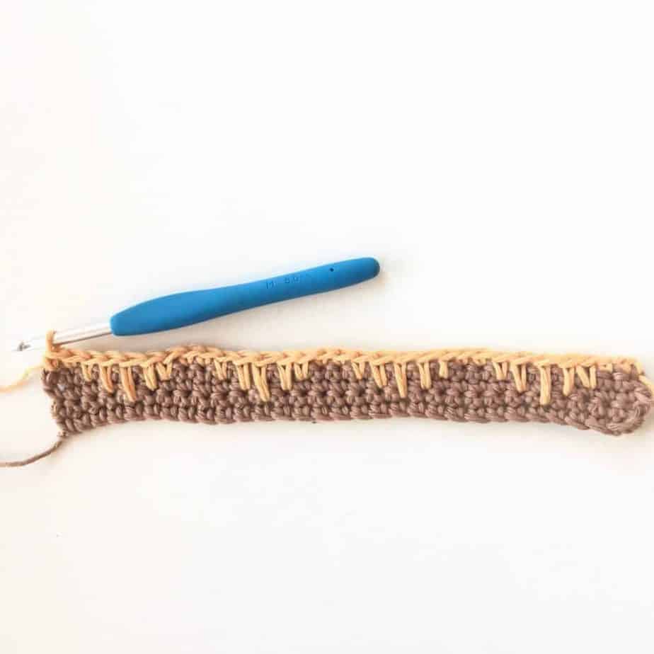 Spike Crochet Stitch Photo & Video Tutorial - Nana's Crafty Home