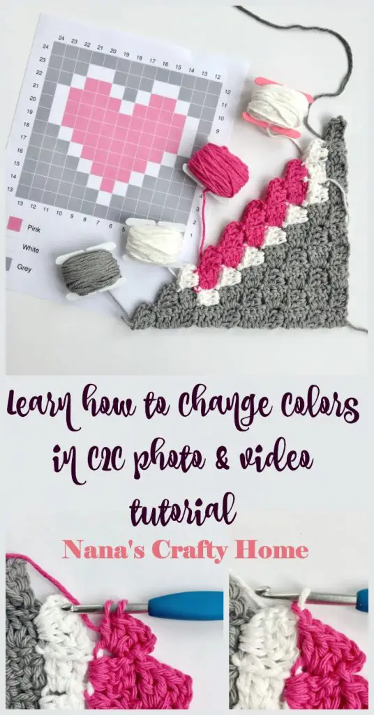 Change Colors in C2C (Corner to Corner) Basics Photo & Video Tutorial