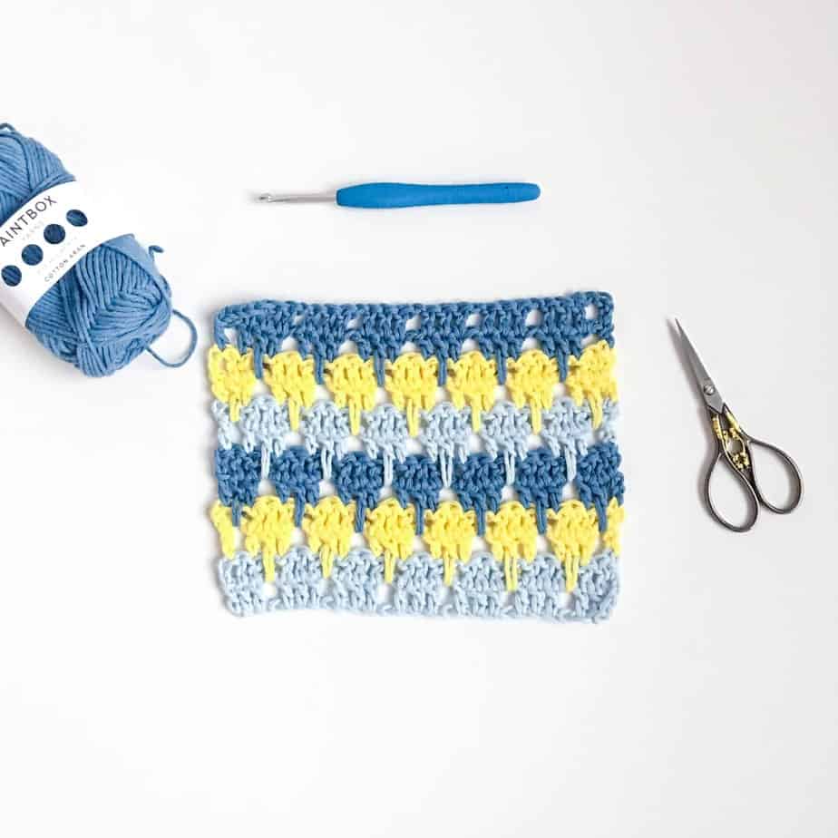 How to Crochet the Larksfoot Crochet Stitch Photo & Video Tutorial