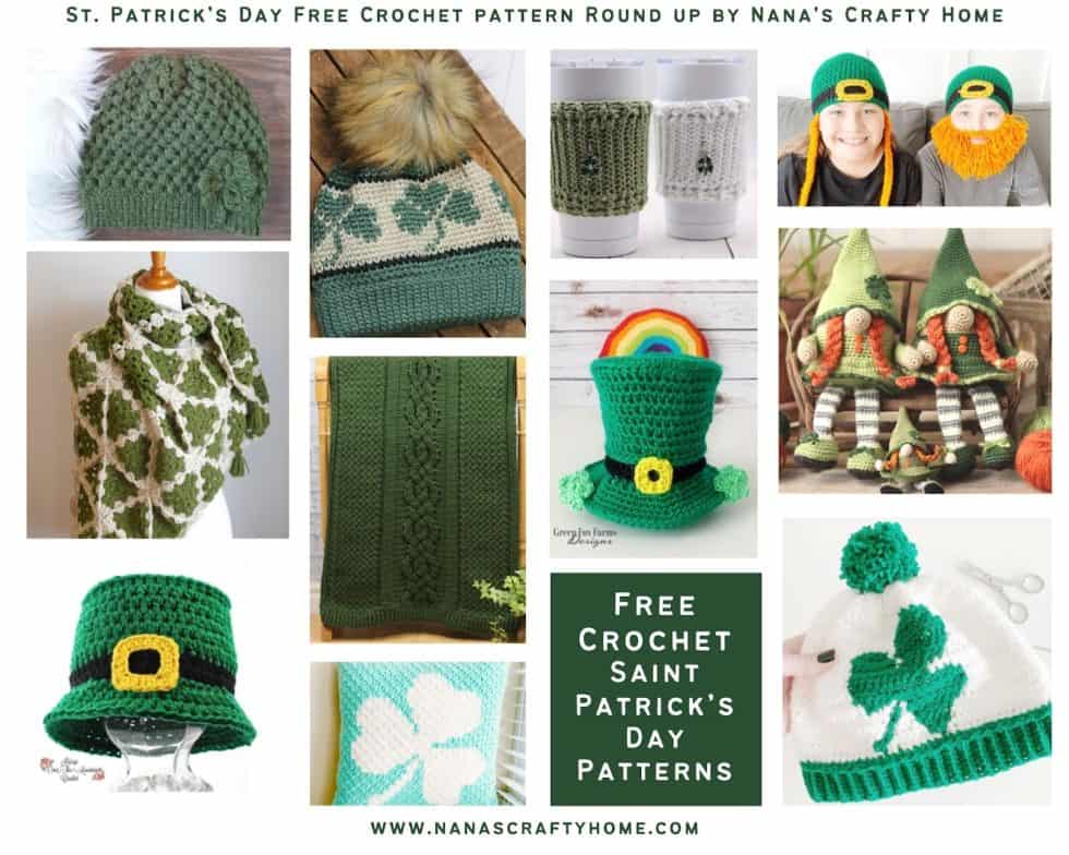St. Patrick’s Day Crochet Free Patterns to Celebrate! | Nana's Crafty Home