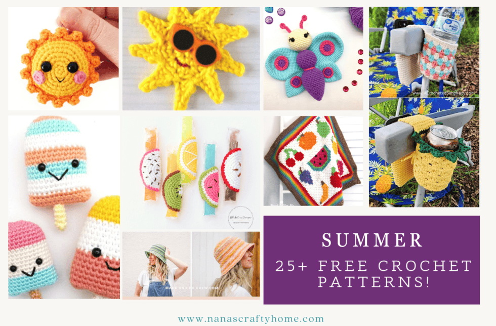 25+ Summer Crochet Patterns | Sunny Summer Crochet Designs!