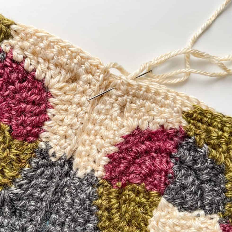 Crochet Patchwork Scarf | Revelry Scarf Free Crochet Pattern